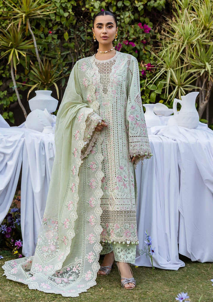 Akbar Aslam Alessandra D-157 Marais – Grey Luxury Lawn Outfit – alhassan
